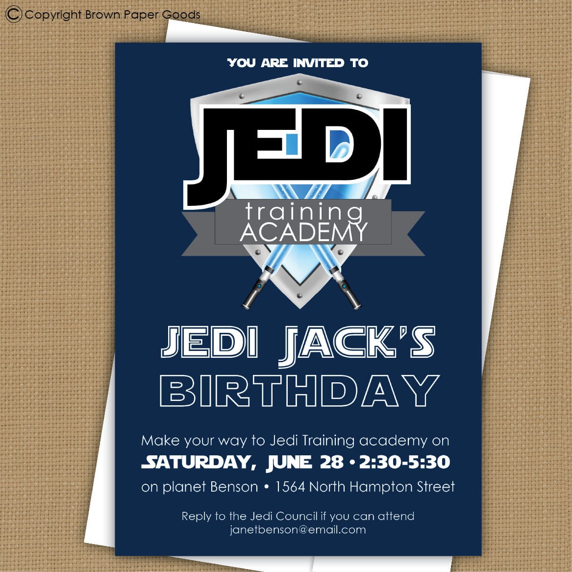 Invitations Star Wars