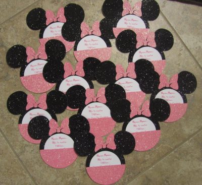 Red Minnie Mouse Invitation Templates Free