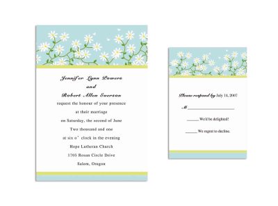 Sample Baptismal Invitation Templates