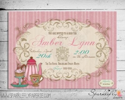 Free Printable Invitations Afternoon Tea