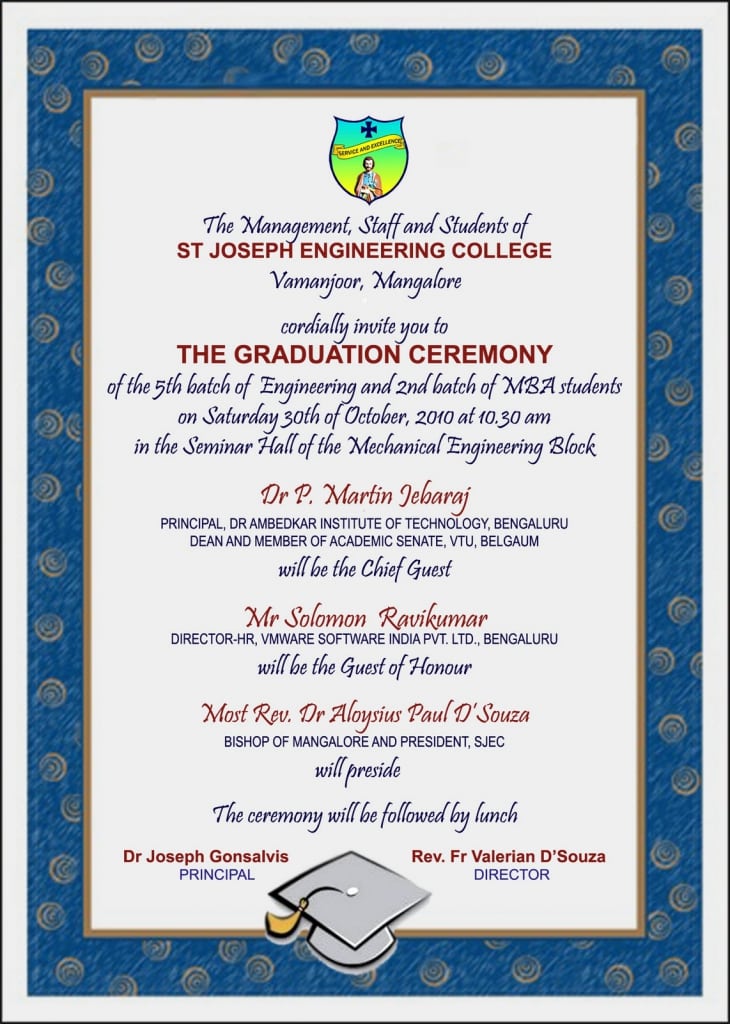 Invitation Of Graduation