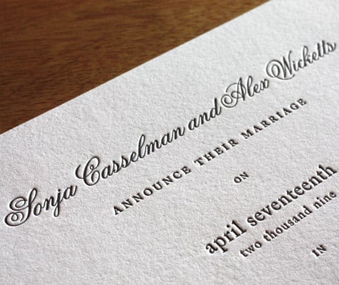 Old Wedding Invitations